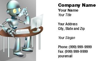 Robotics Engineer Business Cards