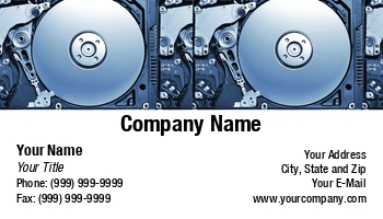 Computer Data Recovery Business Cards