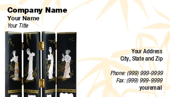 Picture Framing Service Business Cards