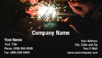 Fireworks Business Cards