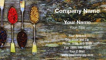 Spices Business Cards