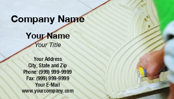 Marble Setter Business Cards