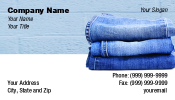 Jeans Business Cards