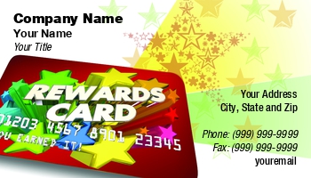 Incentive Program Business Cards