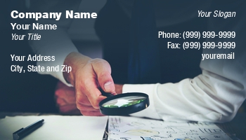 Auditor Business Cards