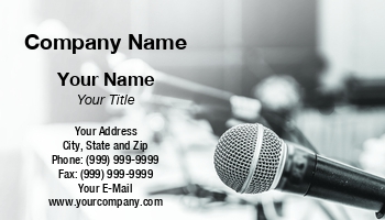 Singer Business Cards