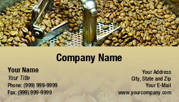 Coffee Roaster Business Cards