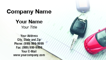 Valet Parking Business Cards