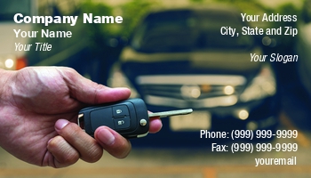 Valet Parking Business Cards