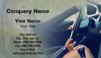 Driving Instructor Business Cards