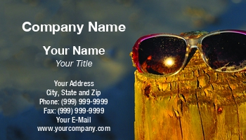 Eyeglasses Business Cards