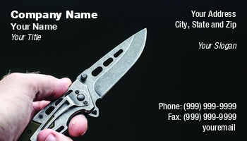 Self Defense Business Cards