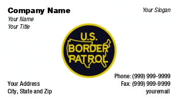 US Border Patrol Business Cards