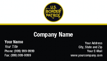 US Border Patrol Business Cards