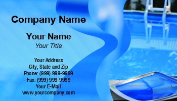 Pool Service Business Cards