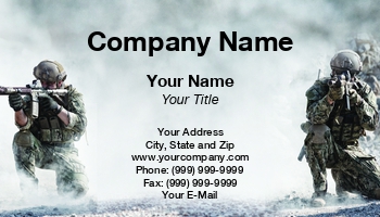 Weapons Specialist Business Cards