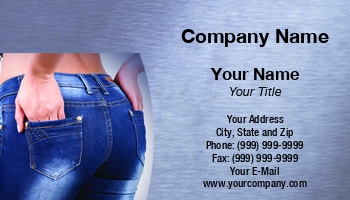 Jeans Business Cards