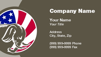 Republican Business Cards