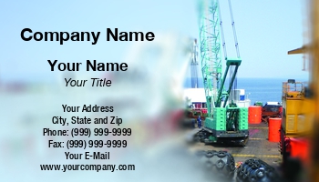 Ship Loader Business Cards
