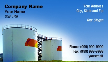 Oil Field Business Cards