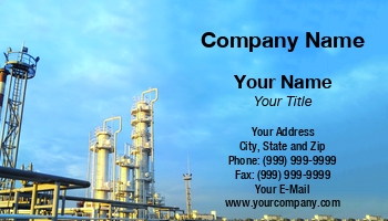 Oil Field Business Cards
