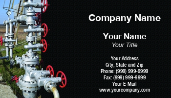 Pipefitter Business Cards