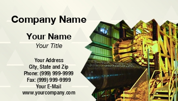 Oil Field Business Cards