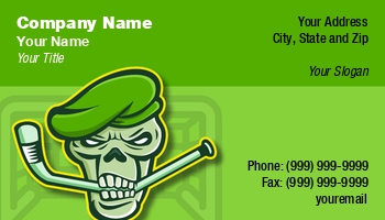 Hockey Business Cards