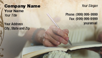 Author Business Cards