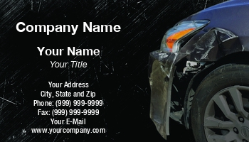 Accident Reconstruction Business Cards