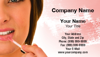 Cosmetics Business Cards