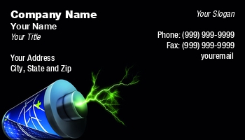 Battery Business Cards