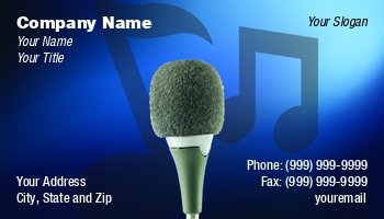 Recording Studio Business Cards
