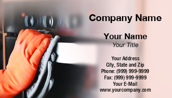 Janitor Business Cards