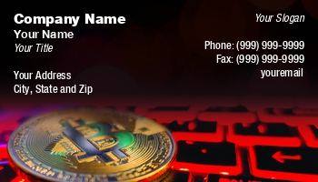Cryptocurrency Business Cards