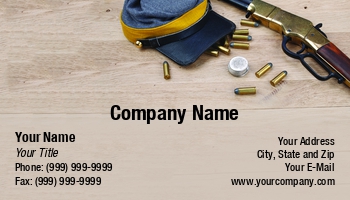 Gun Range Business Cards