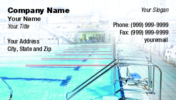 Pool Service Business Cards