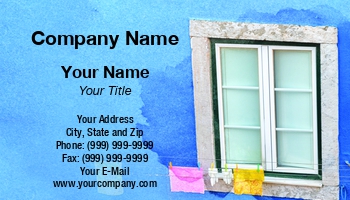 Window Business Cards