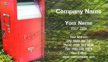 Mailbox Rental Business Cards