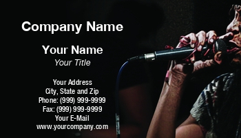 Opera Singer Business Cards