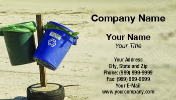 Garbage Removal Business Cards Copy