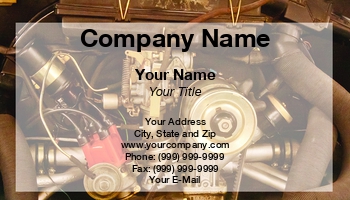 Repair Work Business Cards