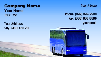 Shuttle Service Business Cards
