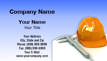 Safety Engineer Business Cards