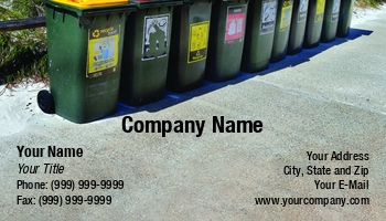 Garbage Container Business Cards