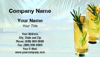 Beverage Business Cards