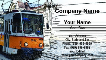 Streetcar Operator Business Cards