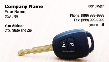 Key Control System Business Cards