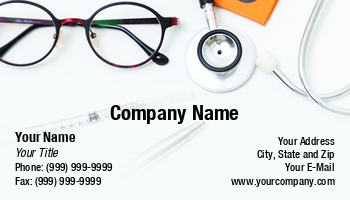 Optometry Business Cards