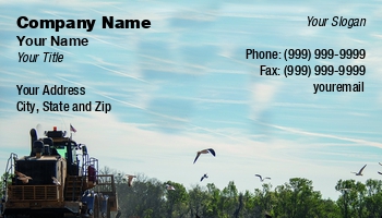 Waste Management Business Cards